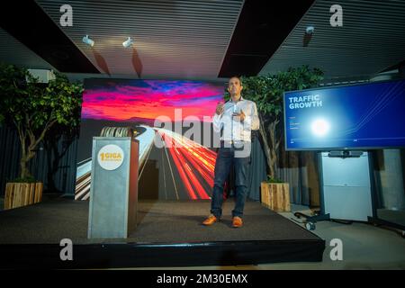 Micha Berger, CTO von Telenet, und John Porter, CEO von Telenet ...