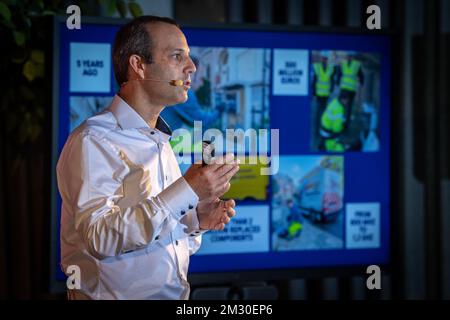 Micha Berger, CTO von Telenet, und John Porter, CEO von Telenet ...