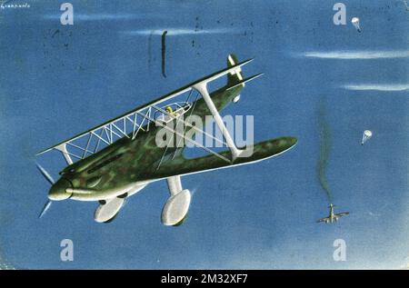 Aeroplani - Caproni Ca.165 era un prototipo di aereo da caccia biplano ...