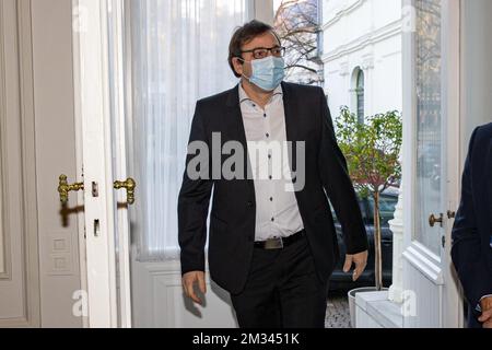 Heuvelland neuer Bürgermeister Wieland De Meyer, gefilmt während der ...