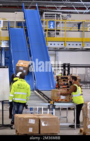 Abbildung zeigt die Eröffnung der Logistikplattform von Cainiao, der ...