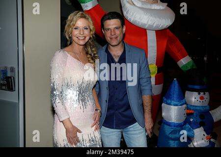 Victoria Herrmann und Steffen Sturm bei der Liveshow Music-Match im ...