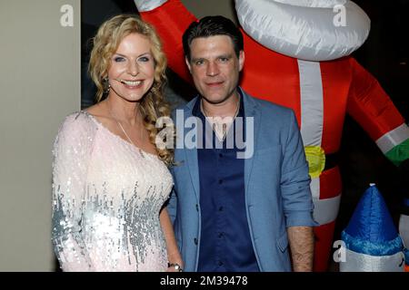 Victoria Herrmann und Steffen Sturm bei der Liveshow Music-Match im ...