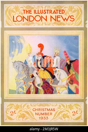Eine Titelseite der illustrierten London News von Prinzessin Elizabeth ...