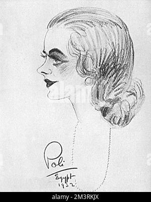 Miss Margaret Whigham, später Mrs. Charles Sweeny und dann Herzogin von ...