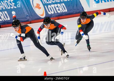 CALGARY, KANADA - DEZEMBER 17: Michelle de Jong (Niederlande), Femke ...
