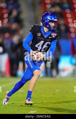 Der Boise State Broncos-Spieler James Ferguson-Reynolds tritt im 1 ...