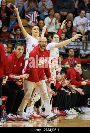 Bloomington, Usa. 21.. Dezember 2022. Indiana Hoosiers Guard Sara ...