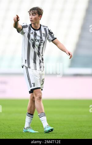 Turin, Italien: 22. Dezember 2022, Juventus Weston McKennie und Rijekas ...