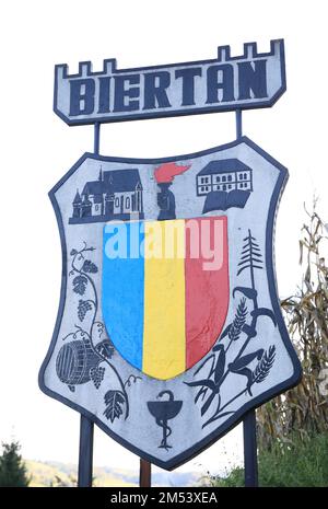 Biertan, eines der wichtigsten sächsischen Dörfer mit befestigten ...