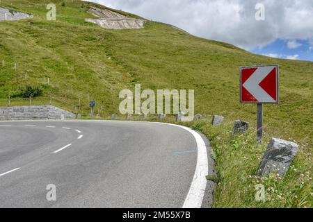 Großglockner, Hochalpenstraße, Straße, Kurve, kurvig, Glocknerstraße ...