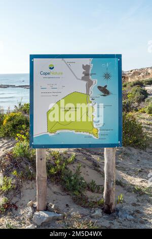 Arniston, Südafrika - 22. September 2022: Beginn der Tral zur ...