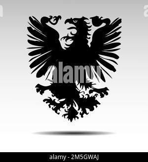Adler-Symbole und Tattoo, Vektor-Illustration Stock-Vektorgrafik - Alamy