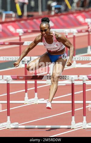 Jasmine Camacho-Quinn (PUR) Olympiameister gewinnt bei den Olympischen ...