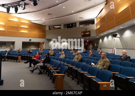 Der Generalstaatsanwalt der USA Generalmajor Duane Miller veranstaltet ...