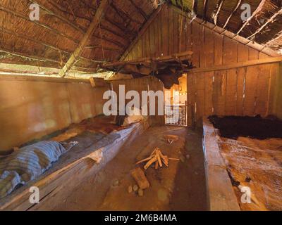 Wikingerdorf Haithabu, UNESCO-Weltkulturerbe, Innere eines ...