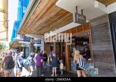 Parida Restaurant und Café in Bondi Beach, Bondi Einheimische Schlange ...