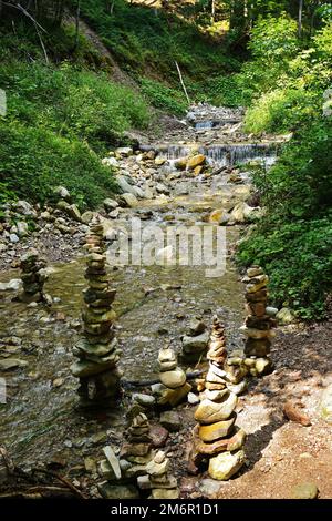 Rehbachklamm bei Scheffau am Wilden Kaiser, Österreich; Rehbachklamm ...