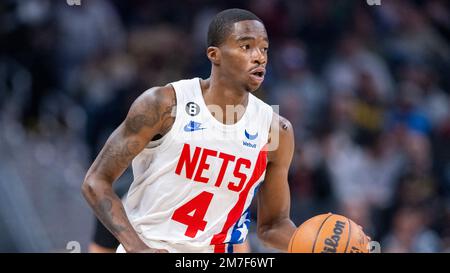 Brooklyn Nets guard Edmond Sumner during the second half of an NBA ...