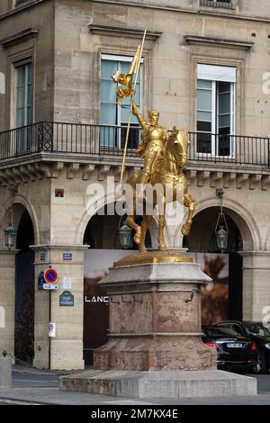 Frankreich, Paris, Jeanne d'Arc (Jeanne d'Arc) Statue auf dem ...