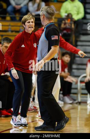 Bloomington, Usa. 12. Januar 2023. Indiana Hoosiers Guard Sara Scalia ...