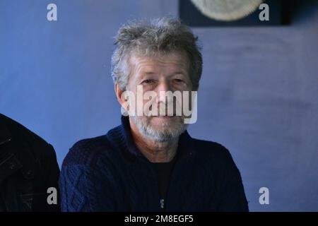 Der russische Kinderautor Andrej Usachev präsentierte sein neues Buch über Dedmorozovka ...