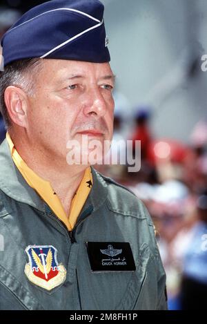 LT. GEN. Charles A. Horner, Commander, USA Luftwaffe des ...
