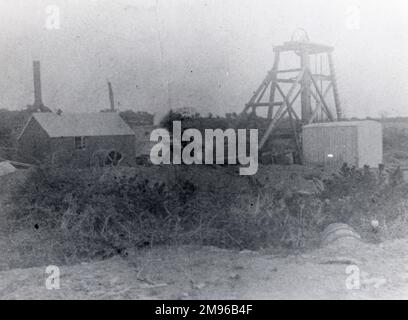 Blick auf Hook Colliery, in der Nähe von Haverfordwest, Pembrokeshire ...