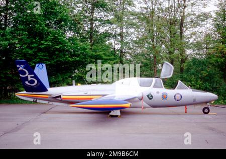 Force Aerienne Belge - Fouga CM.170R Magister MT14 (msn 271) von 33 ...