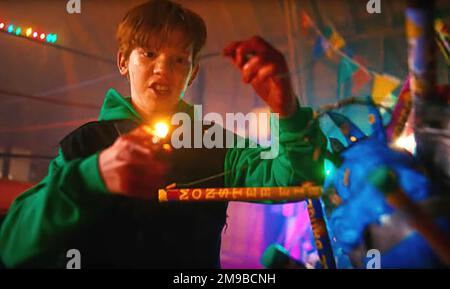 KIDS VS. ALIENS (alias KIDS VS ALIENS), Phoebe Rex, 2022. © RLJE Films ...