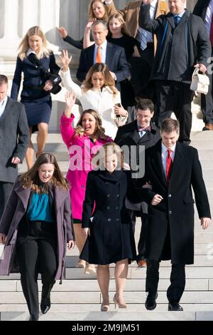 Lawyer Kristen Waggoner of the Alliance Defending Freedom, right ...