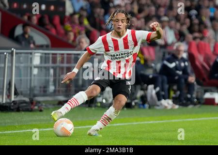 Xavi Simons von PSV Eindhoven während des Spiels UEFA Europa League ...