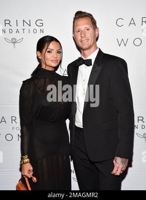 Shelbi Pittack, left, and Jason Pittack attend the Kering Foundation's ...