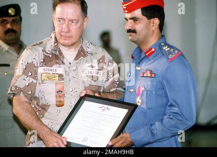 LT. GEN. Charles A. Horner, Commander, USA Luftwaffe des ...