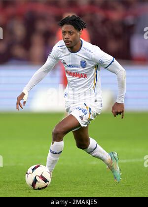 LILLE - Thierno Balde von Estac Troyes während des Spiels der ...