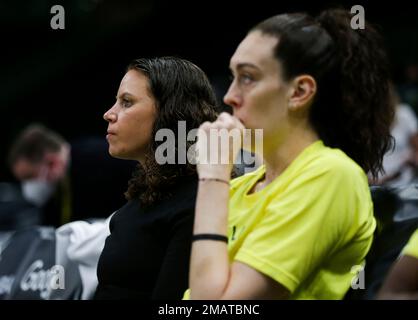 Seattle Storm general manager Talisa Rhea talks about guard Sue Bird ...