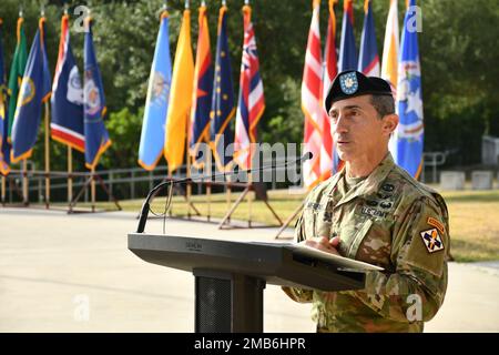 Als neuer Kommandant des 232D. Medizinischen Bataillons spricht ...