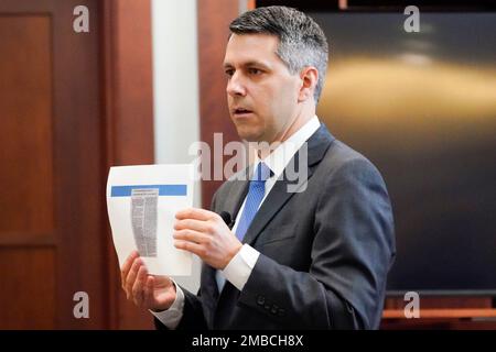 Actor Amber Heard's attorney Benjamin Rottenborn speaks during closing ...