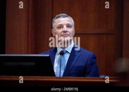 Ben King, a former house manager for actor Johnny Depp, testifies in ...