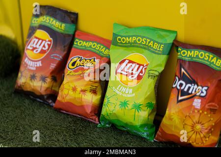 IMAGE DISTRIBUTED FOR FRITO-LAY - Fans walk through custom tiny houses ...