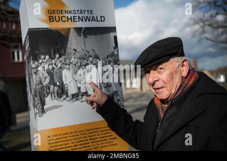 Nazi concentration camp survivor Moshe Kessler, whose life story was filmed in the movie The Boy ...