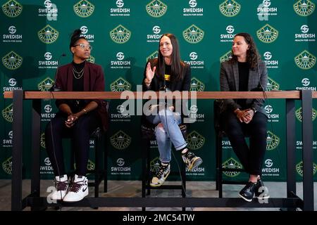 Seattle Storm general manager Talisa Rhea talks about guard Sue Bird ...