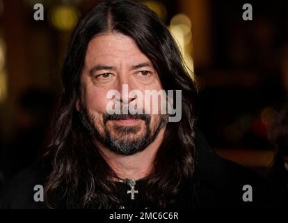 "Studio 666" cast member Dave Grohl, bottom left, and director BJ ...