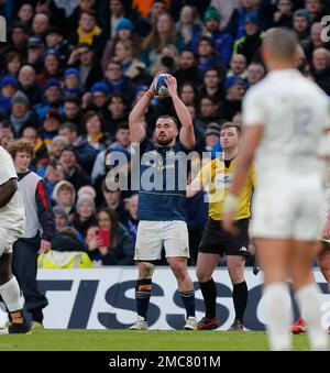 Ronan Kelleher aus Irland in Aktion während des Guinness Six Nations ...