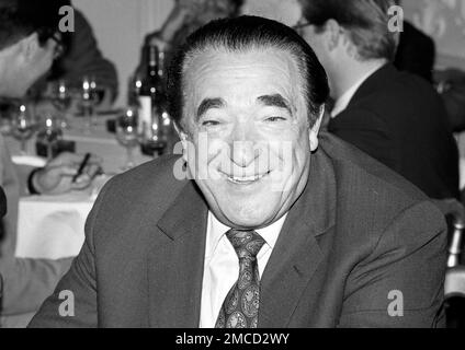 Robert Maxwell on Oct. 12, 1987, in Paris when announcing the upcoming ...