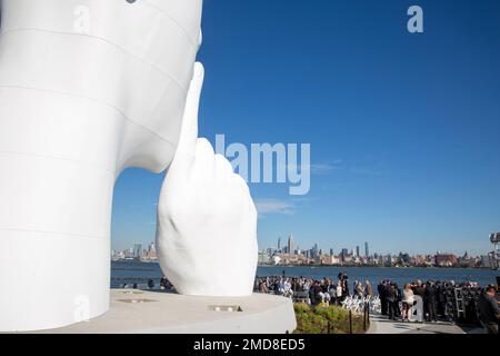 City officials and developers dedicated a permanent new sculpture ...