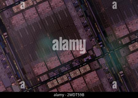 IMAGE DISTRIBUTED FOR IBM - IBM Telum Processors in mid-fabrication ...