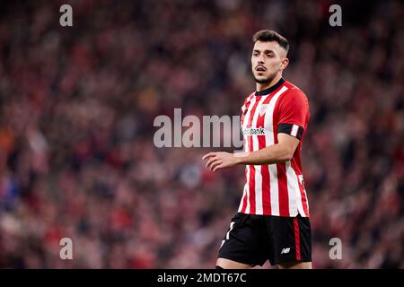Aitor Paredes vom Athletic Club in Aktion während des Spiels La Liga ...