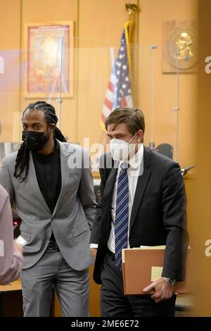 Cooper Offenbecher, an attorney for NFL football cornerback Richard ...