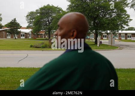 Crosby Smith, care provider at Ludeman Developmental Center, a state ...